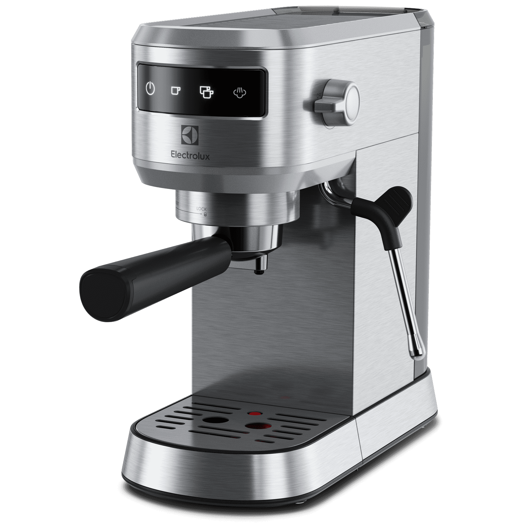1公升極致美味500 半自動義式咖啡機 (不鏽鋼觸控式) - E5EC1-51ST | 伊萊克斯